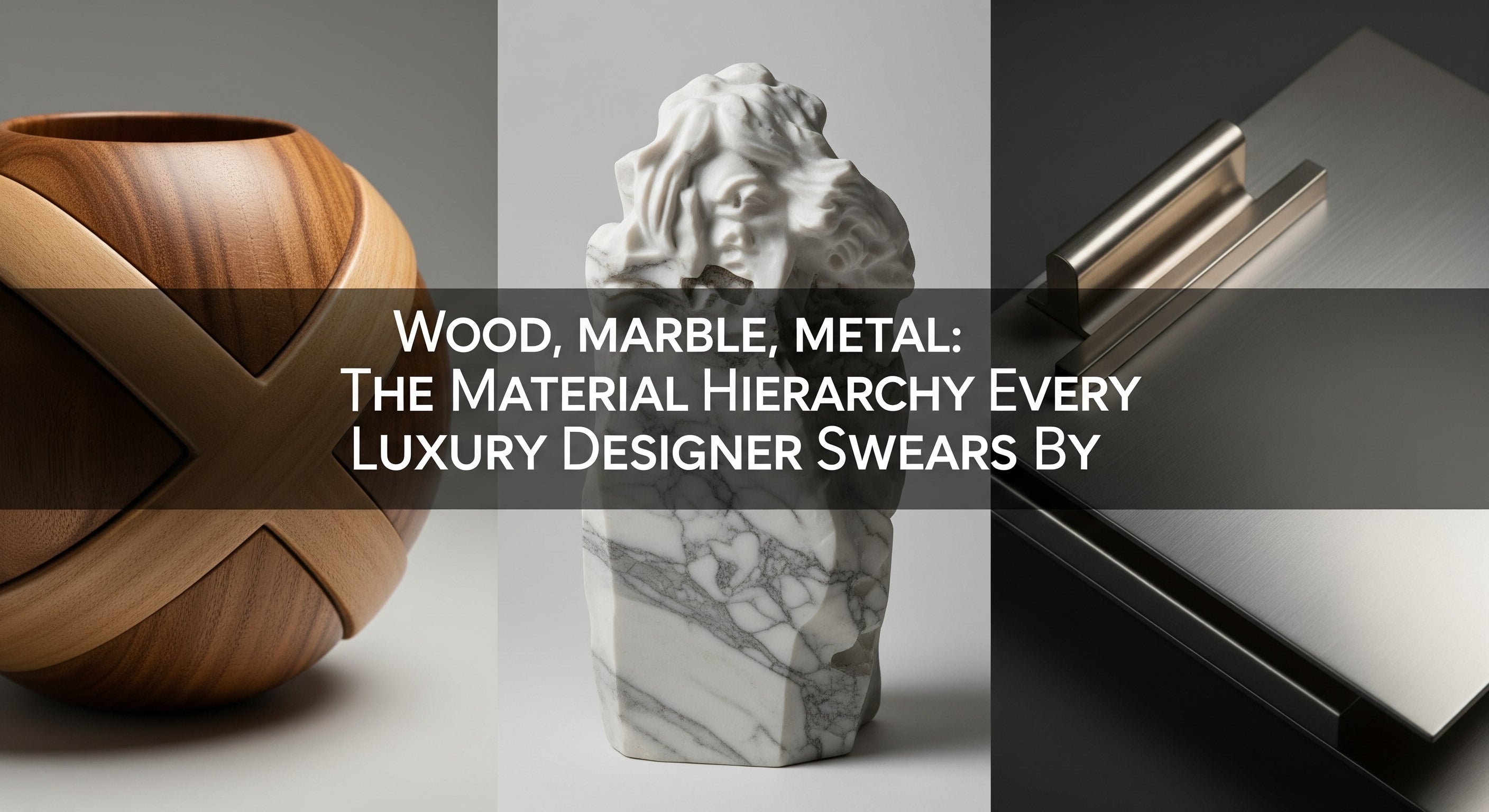 Wood, Marble, Metal: The Material Hierarchy Every Luxury Designer Swea
