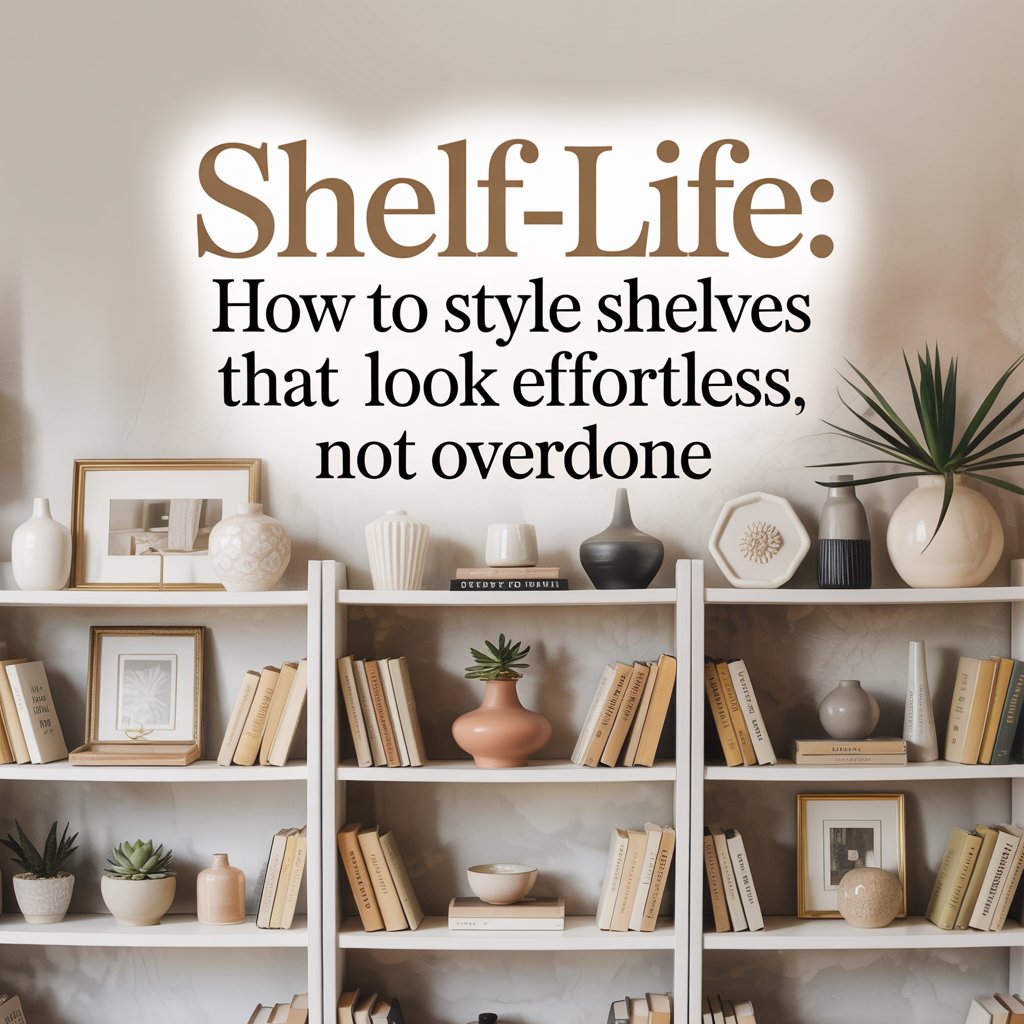 Shelf-Life: How to Style Shelves That Look Effortless, Not Overdone