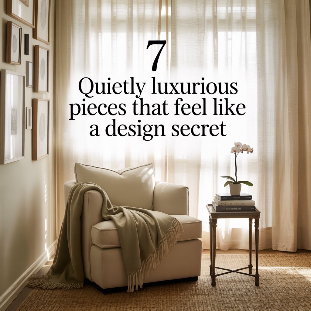 7 Quietly Luxurious Pieces That Feel Like a Design Secret
