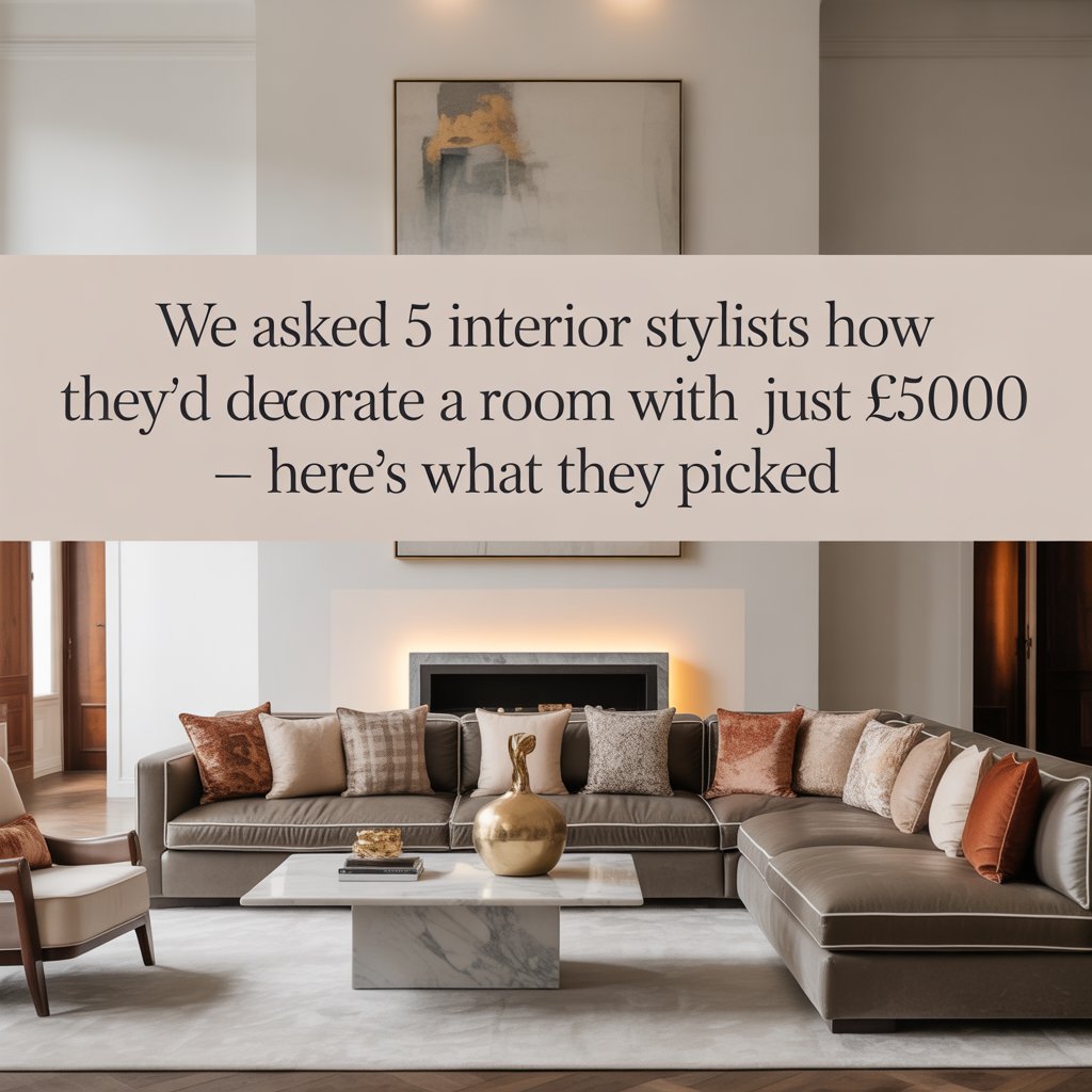 How To Decorate a Room With Just £5000 – Here's What They Picked