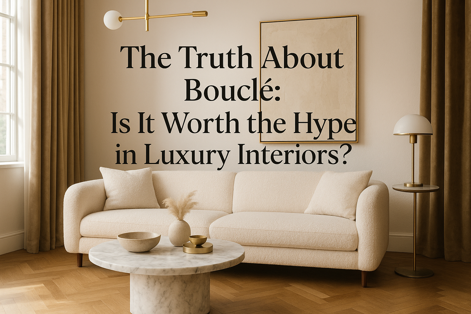 The Truth About Bouclé: Is It Worth the Hype in Luxury Interiors?